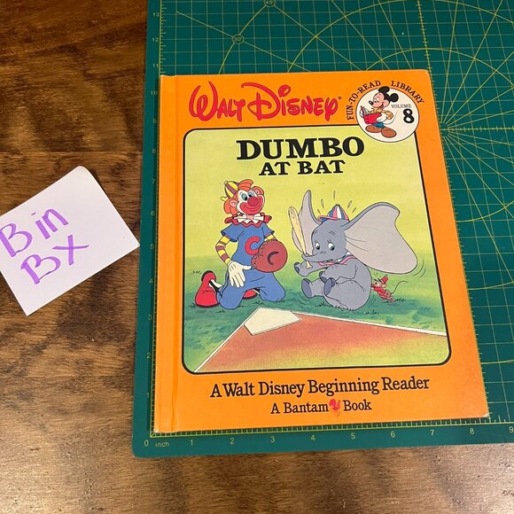 Disney | Toys | 52 Vintage Dumbo At Bat Disney Hardcover Book | Poshmark